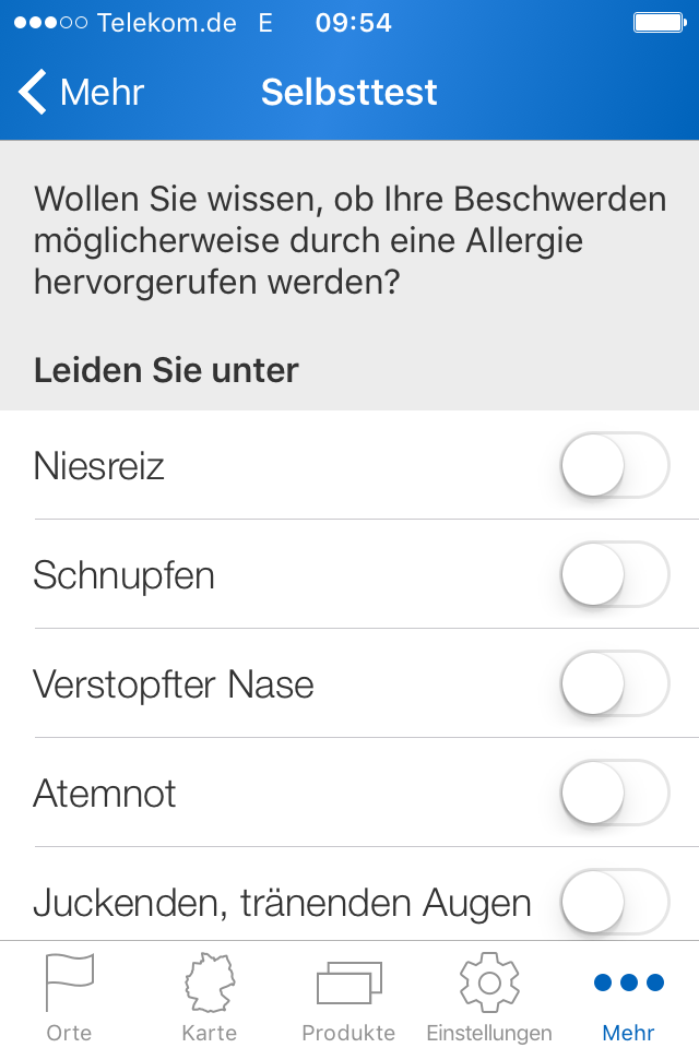 Pollenflug-App - allergie.de